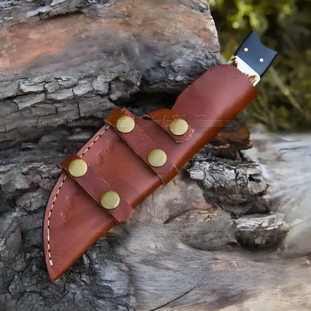 Trekker's Edge: HAND FORGED DAMASCUS Steel Hunting BUSHCRAFT SURVIVAL ...